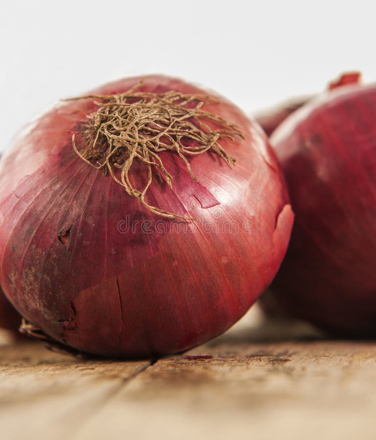 Close-up of Fresh Red Onions Stock Image - Image of healthy, onion ...