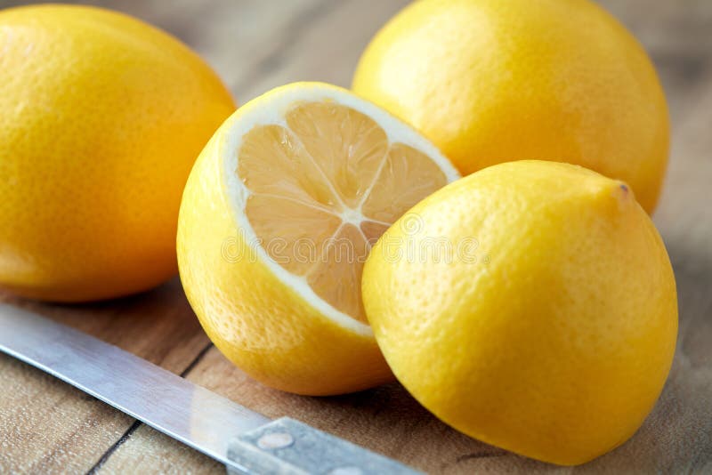 Fresh ripe lemons stock photo. Image of freshness, citrus - 135514792