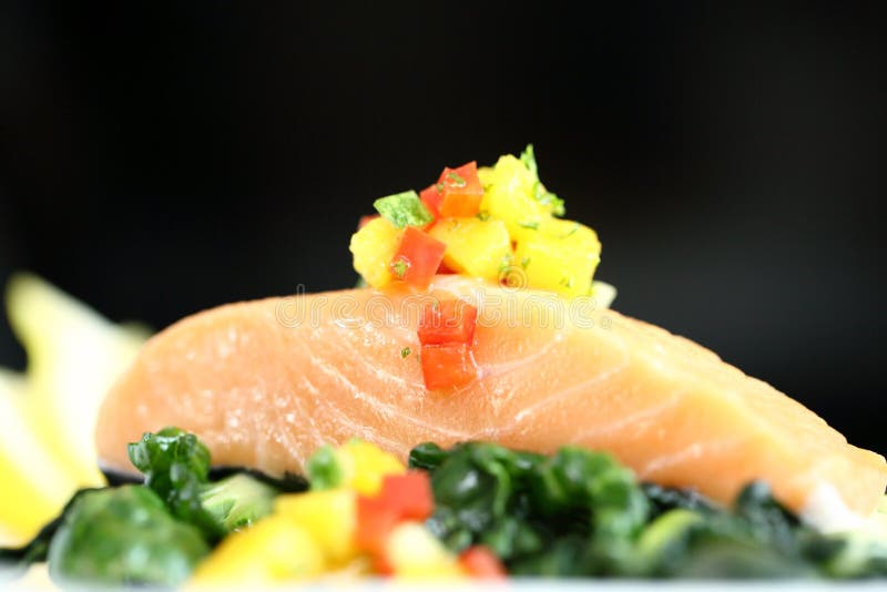 Close up Fresh Samol stock photo. Image of tasty, mango - 35555348