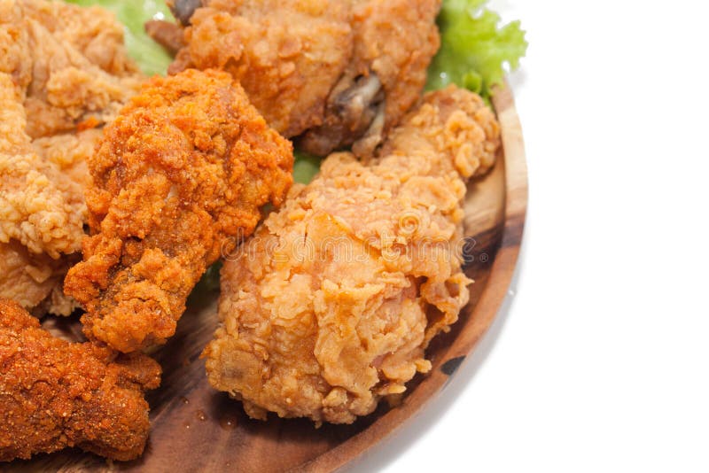 Close up of fried chickens stock image. Image of golden - 108133315