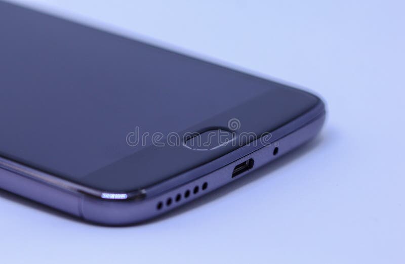 Close Up Of Android Phones On Display In A Mobile Phone Shop Stock ...