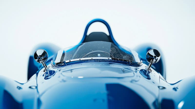 Close Up of Front and Windscreen on Race Car, Photographed in White ...