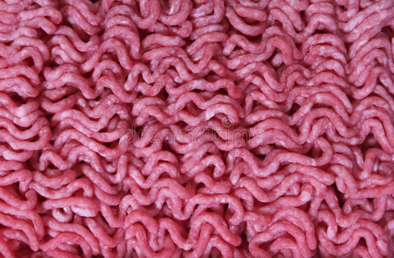Close Up of Frozen Raw Ground Beef Stock Image - Image of minced ...