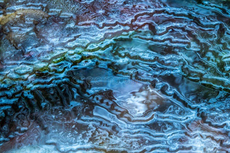 Close Up of Frozen River. Frozen Water Textures. Stock Photo - Image of ...