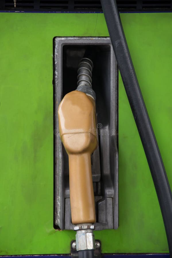 Close-up of Fuel Pump, Gas Station. Stock Photo - Image of outdoor ...