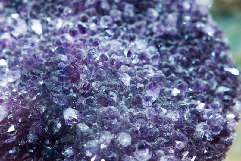 Close Up of Full Frame Shot of an an Amethyst Stone Stock Image - Image ...