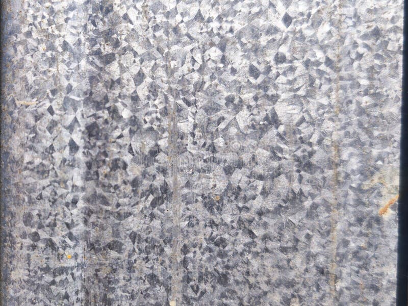 Galvanized Metal Sheet Texture Stock Image - Image of crystalline ...