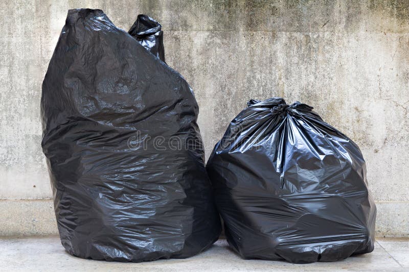 Close-up of a Full Garbage Bags Stock Photo - Image of recycle, trash: 70508662