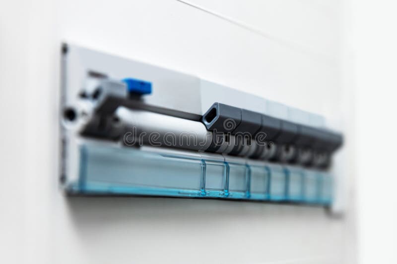 Close-up of a Fuse Box with Toggle Switches Stock Image - Image of ...
