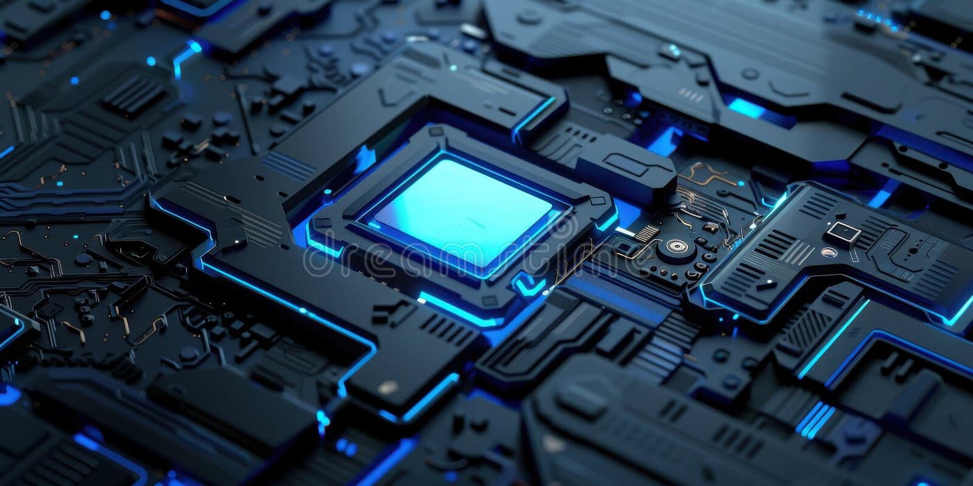 Blue Cpu Motherboard Stock Illustrations – 9,434 Blue Cpu Motherboard ...