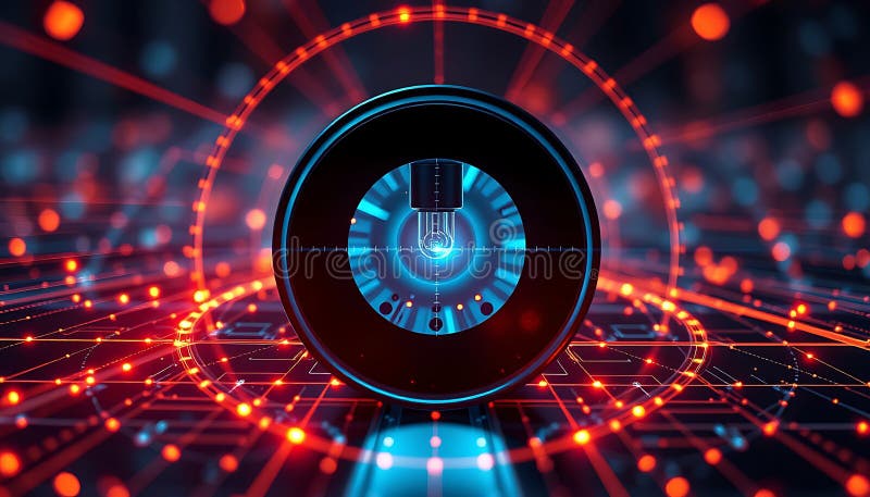 Futuristic Eye Technology, Cyber Vision, Tech, Stock Photo, Generative ...