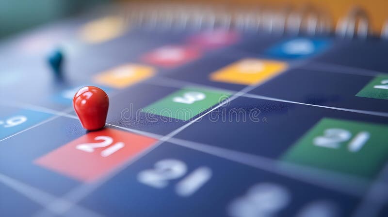 Close Up of Game Board with Red and Other Color Pucks on Square Grid in ...