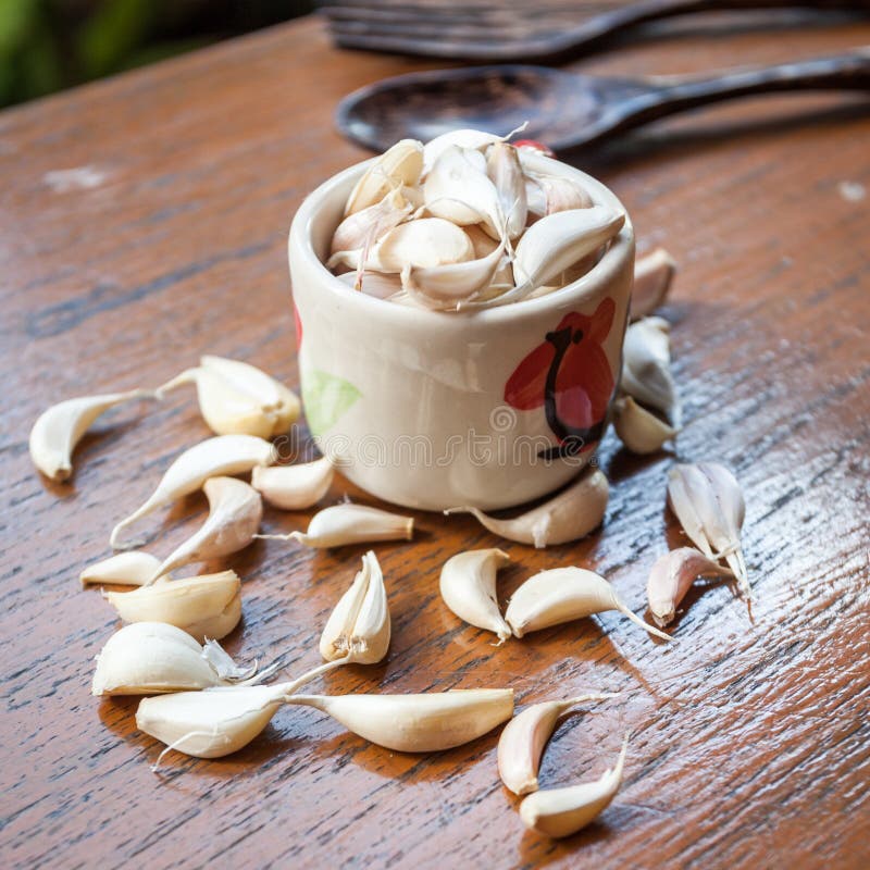 Close up of garlic stock image. Image of dieting, cooking - 34869709