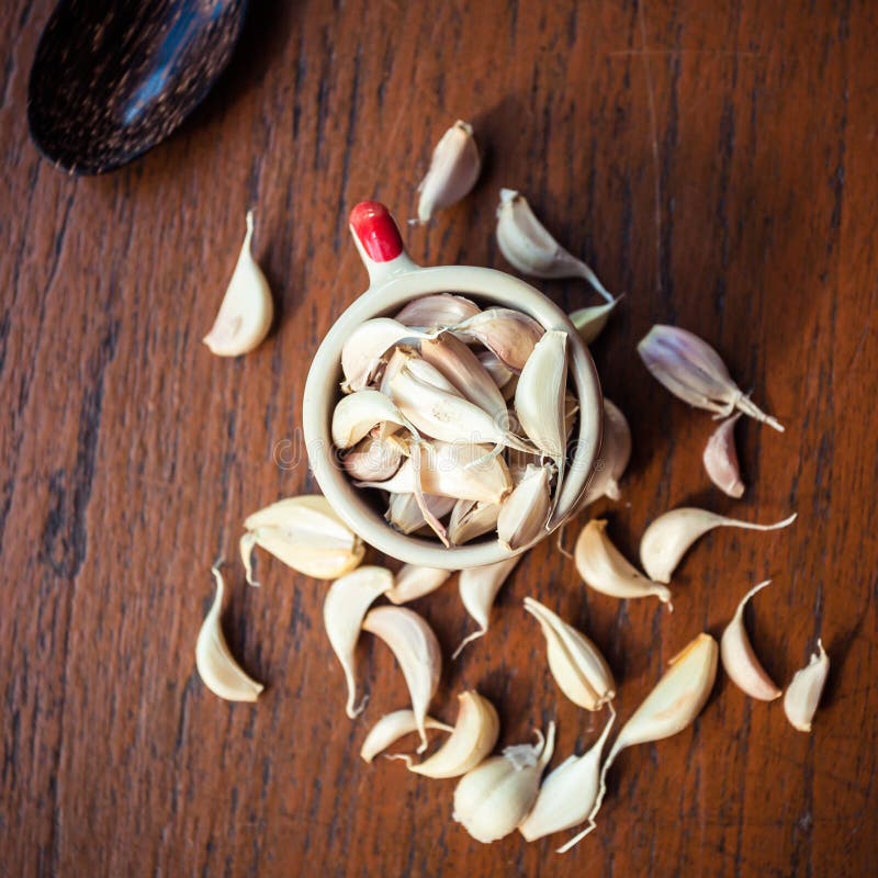 Close up of garlic stock photo. Image of dinner, concept - 34869728