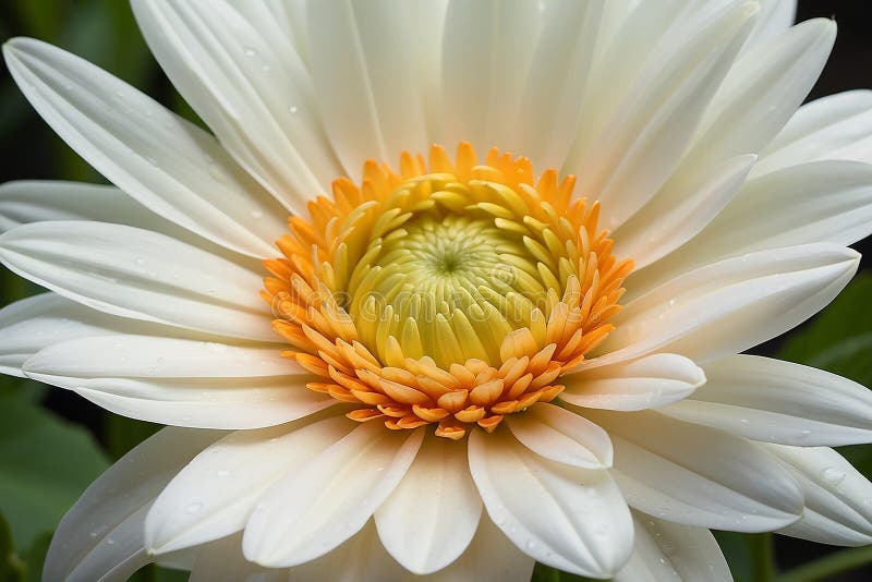 Close up of gerber flower stock photo. Image of green - 343023504