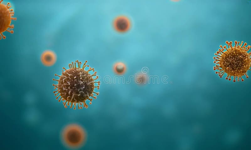 Close-Up of Germs and Bacteria in Fluid Environment Stock Footage ...