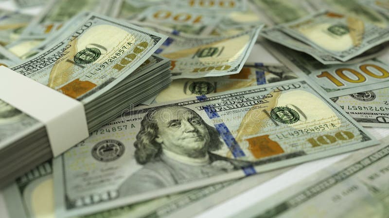 Close Up of 200 Ghanaian Cedi Notes Spread on Table. Money Scattered on ...