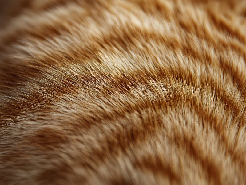 Ginger Cat Fur Texture Background. Stock Image - Image of beauty ...