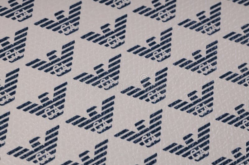 Close-up of Giorgio Armani Logos on Product Editorial Stock Image ...