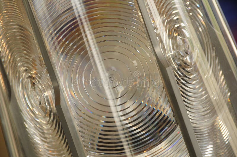 Close-up of Glass Lens Patterns Creating Mesmerizing Optical Illusions ...