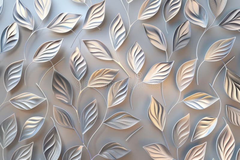 Close Up of Glass Window with Leaves Stock Illustration - Illustration ...