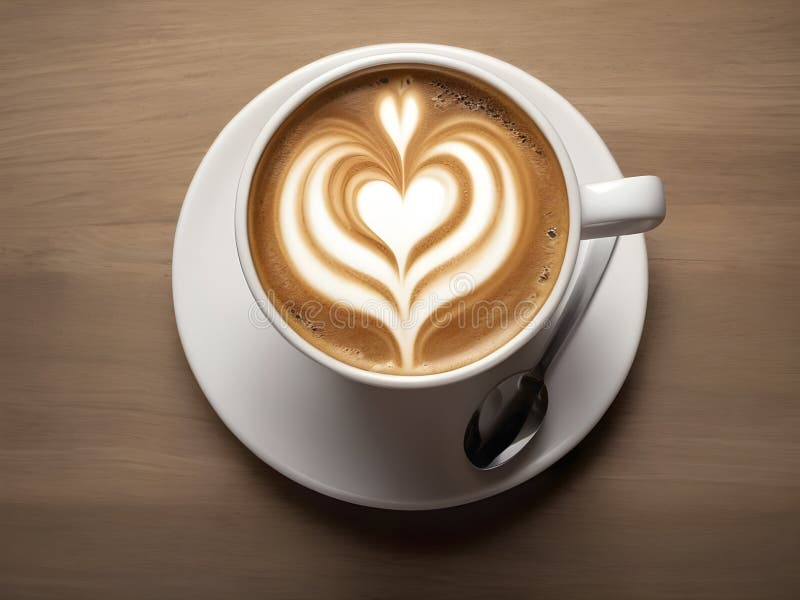 A Close-Up Glimpse of Your Favorite Coffee Cup Stock Image - Image of ...