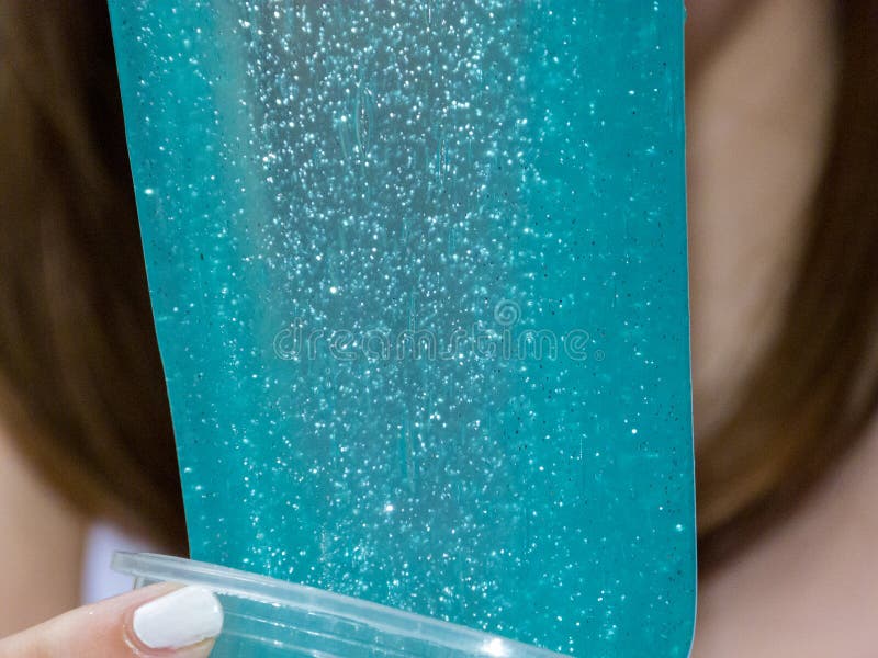 Close up of glittery slime stock image. Image of detail - 147168237