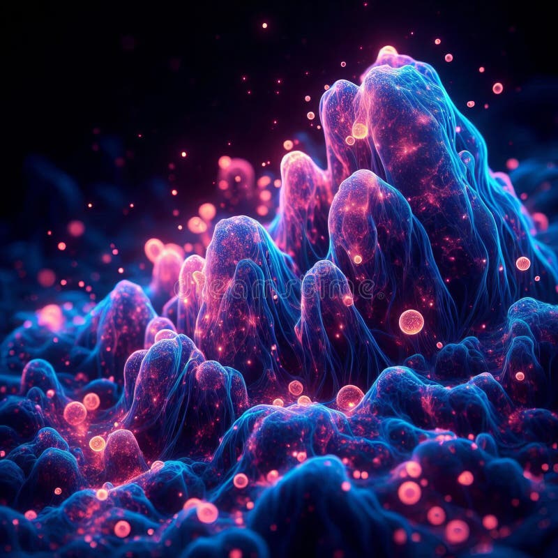 61 a Close Up of Glowing Rocks Captured Using a Luminn Stock Image ...