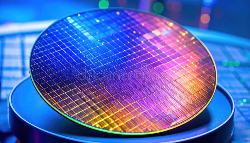 Close Up Semiconductor Chips and Circuit Boards for AI Computer, Artificial Intelligence and ...