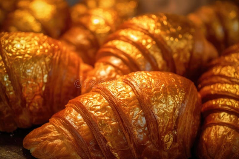 Close-up of Golden Crusty Bread Loaves in Bakery Stock Photo - Image of ...