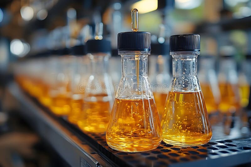 AI-Generated Lab Sample stock illustration. Illustration of production ...