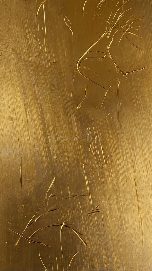 Scratched Gold Texture Background Stock Illustration - Illustration of ...