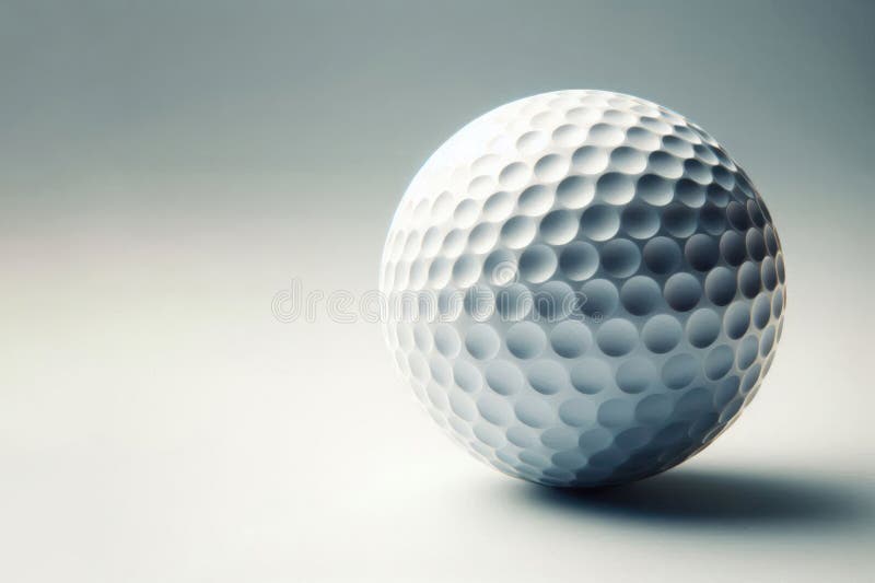 Close-up of a Golf Ball. Space for Text. Stock Photo - Image of ...