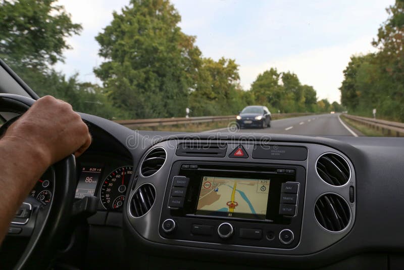 Close-up of Gps Navigation System in Car Stock Photo - Image of ... Close-up of Gps Navigation System in Car Stock Photo - Image of ...