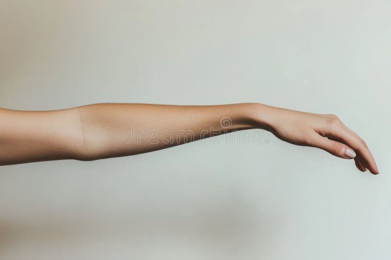 Graceful Hand Gesture Minimalist Setting Photography Neutral Background ...