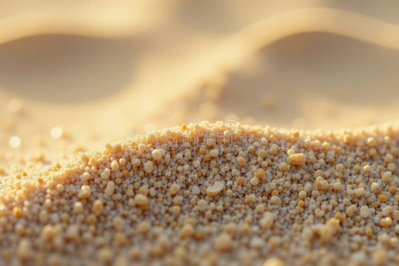 Close-up, Grainy Sand Texture Fine, Light-colored Grains , Natural ...
