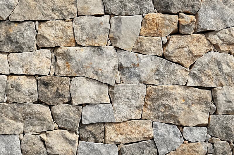 Close-up of a Granite Stone Wall with a Textured, Stacked Pattern ...