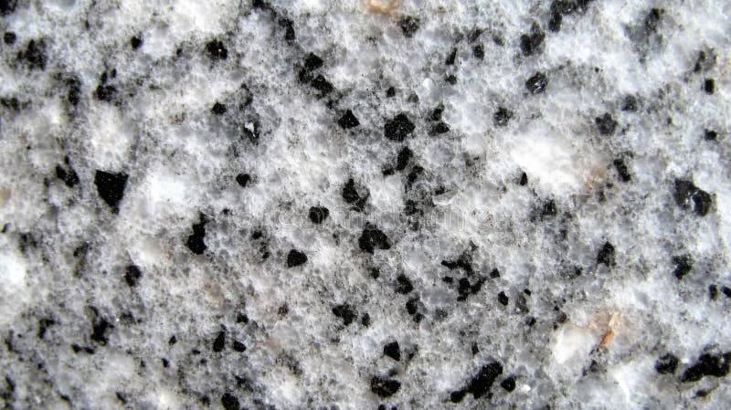 Close Up Granite Texture Showing Black and White Grains Stock ...