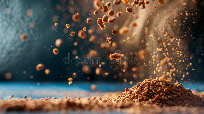 Abstract Falling Granules stock image. Image of detail - 323103559