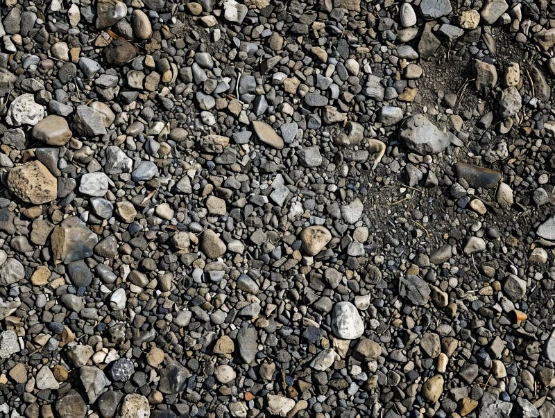 A Close Up of a Gravel Road with Rocks Stock Photo - Image of close ...