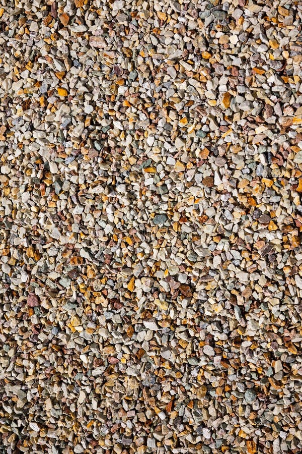 Close-up of a Gravel Surface with Small, Angular Stones Scattered ...