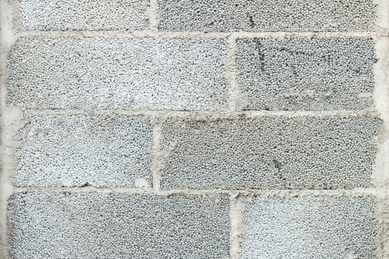 Close-up of a Gray Concrete Block Wall Stock Photo - Image of pieces ...
