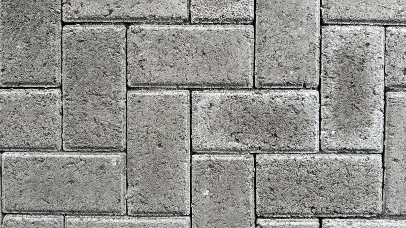Close Up Gray Concrete Paving Block Texture in Herringbone Pattern ...