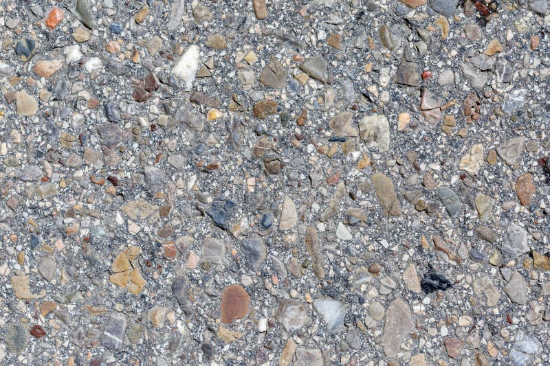 Aggregate Surface with Varied Rocks and Pebbles Stock Image - Image of ...