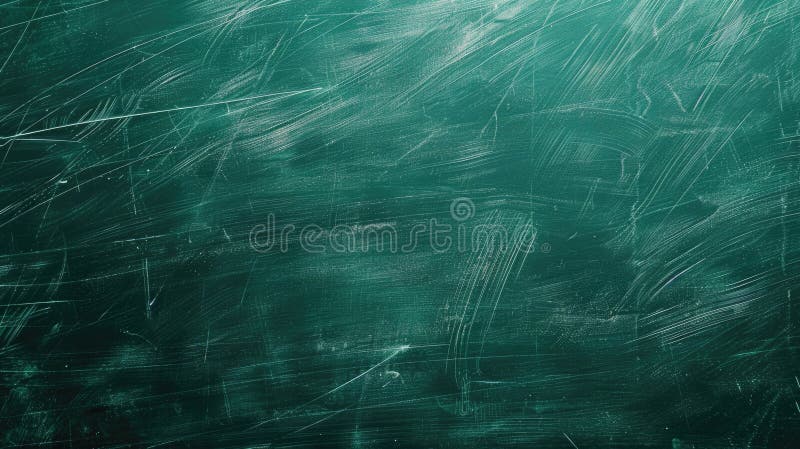 Close Up of a Green Chalkboard with Scratches. Perfect for Educational ...