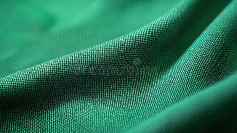 A Close Up of a Green Cloth Stock Illustration - Illustration of ...