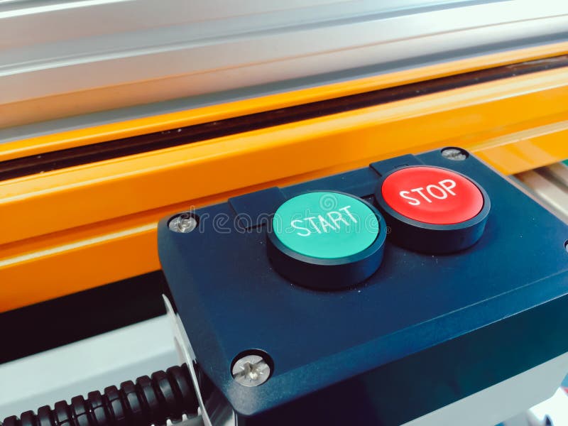 Start and Stop of Switch Button Set Design in Block Control with Stock ...