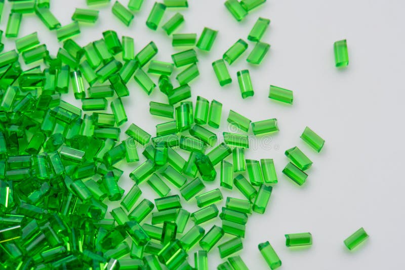 Close Up of Green Transparent Polymer Resin Stock Image - Image of ...