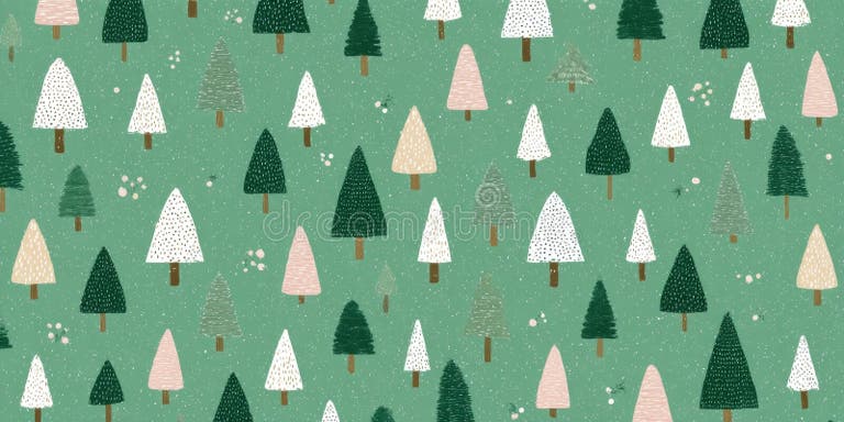 Close-up of Green Tree Pattern on a Vibrant Green Background, Suitable ...