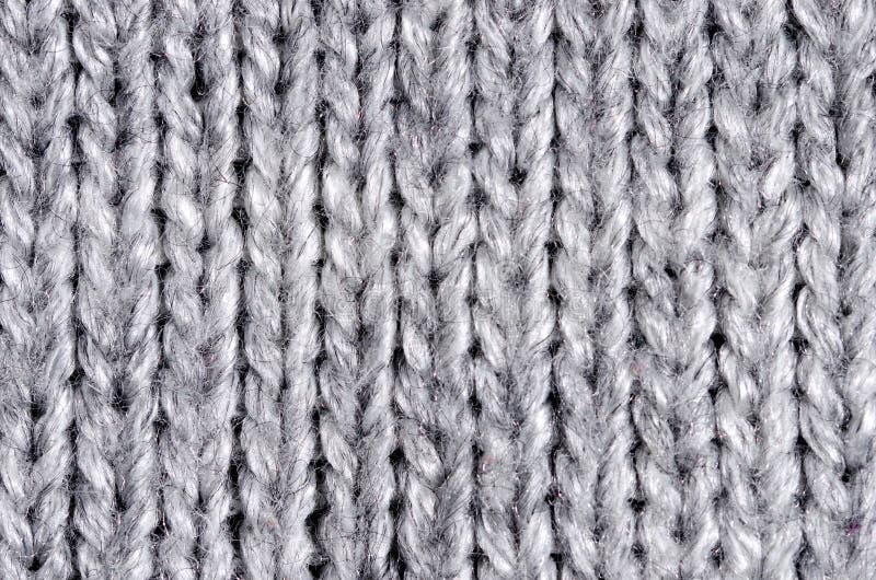 Close Up on Grey Knitted Sweater. Stock Photo - Image of decorative ...